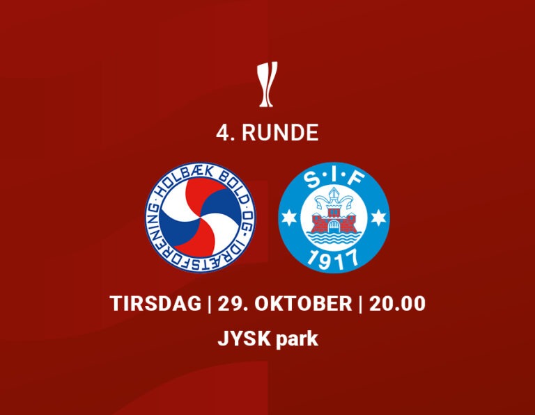 Pokalkamp mod Holbæk B&I spilles på JYSK park